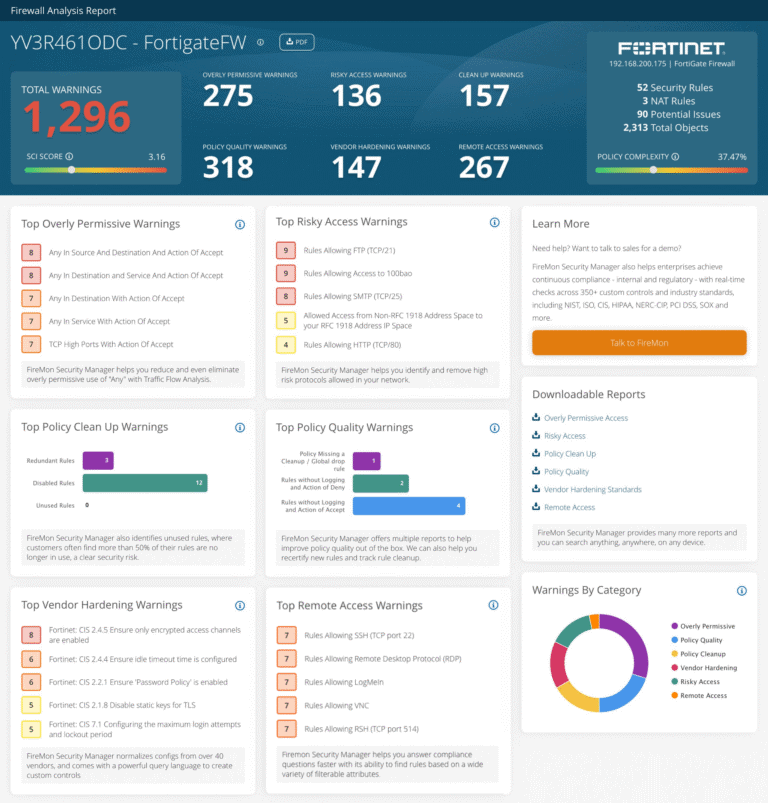 Firewall Analyzer | FireMon