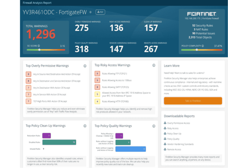 Firewall Analyzer | FireMon