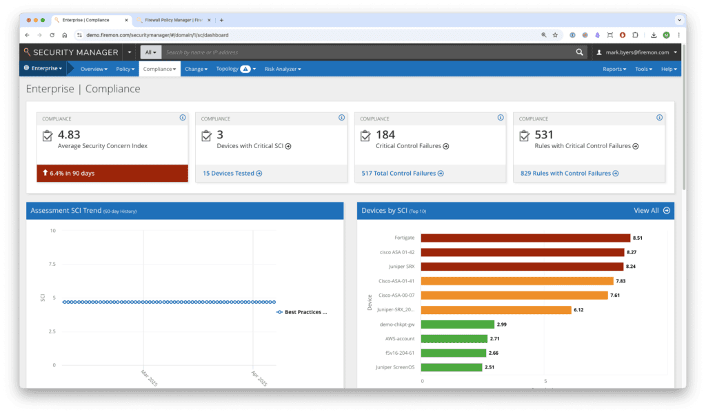 Continuous Compliance Management Automation for Firewalls | FireMon