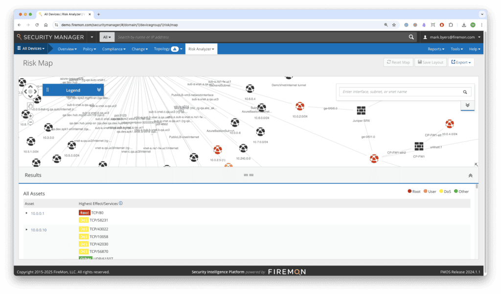 Gestión de riesgos de seguridad | FireMon