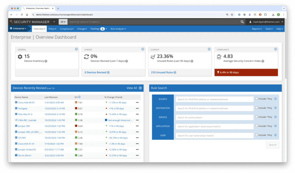 Software de administración de firewall | FireMon