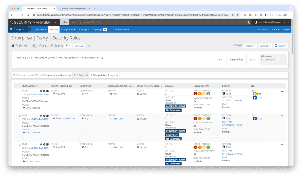 Network Security Policy Management (NSPM) Software | FireMon Policy Manager