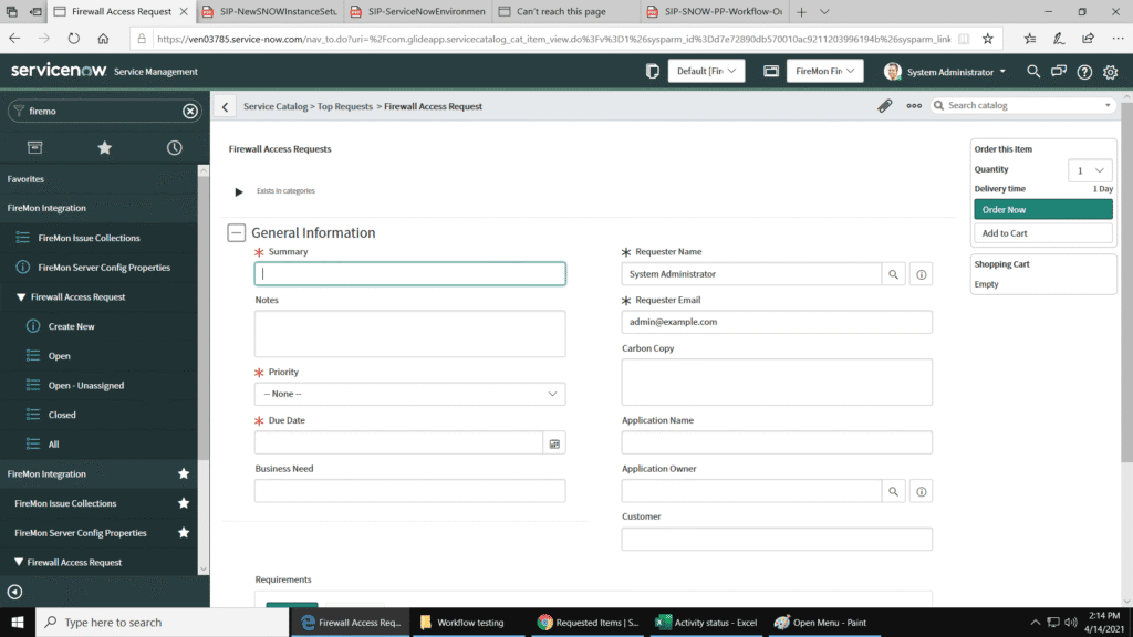 FireMon ServiceNow Integration | ITSM Integrations