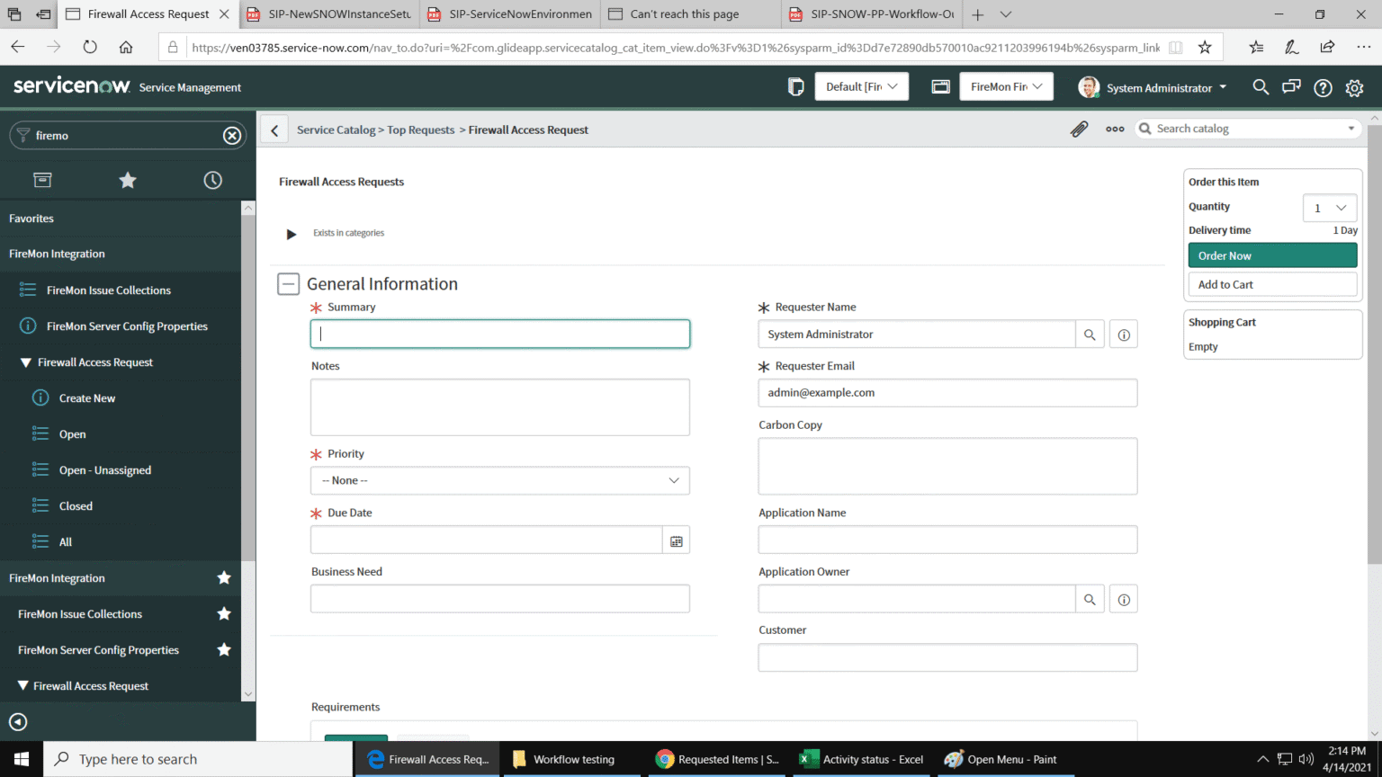 FireMon ServiceNow Integration | ITSM Integrations