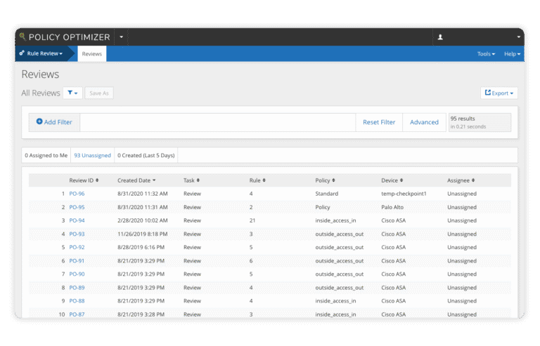 Policy Optimizer | FireMon