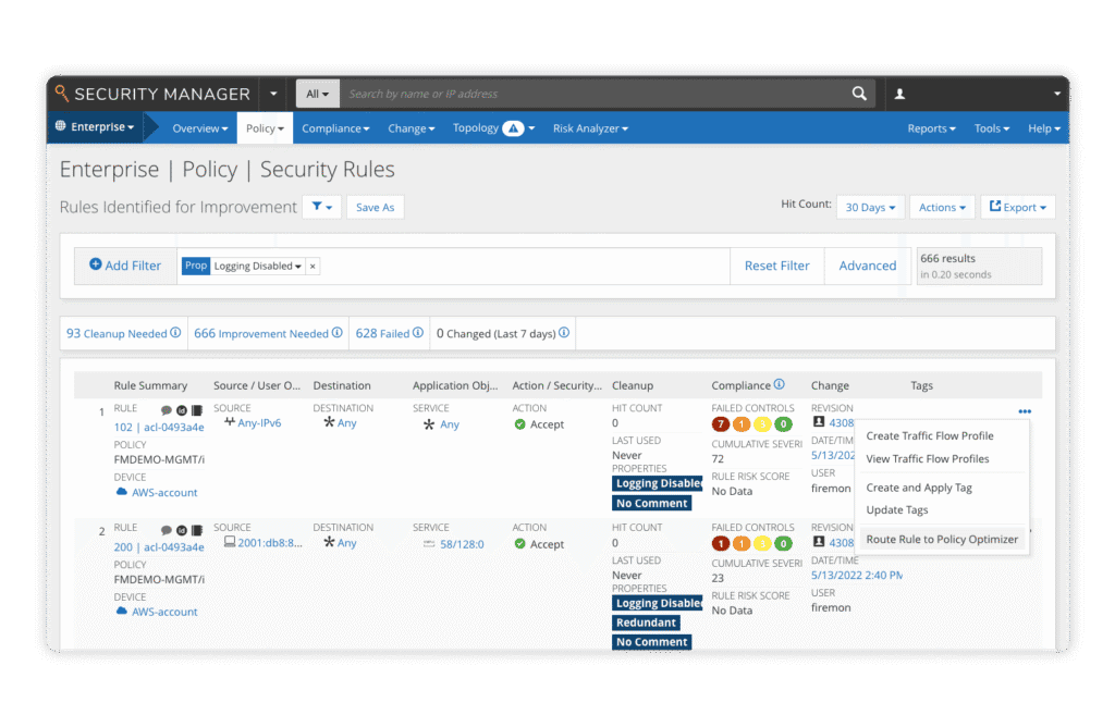 Policy Optimizer | FireMon